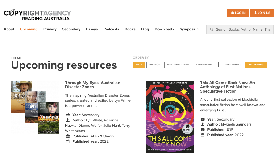 Spotlight on: Reading Australia - Australia Reads